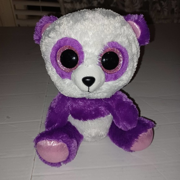 Ty | Toys | Ty Big Eyed Purple Panda Stuffy | Poshmark